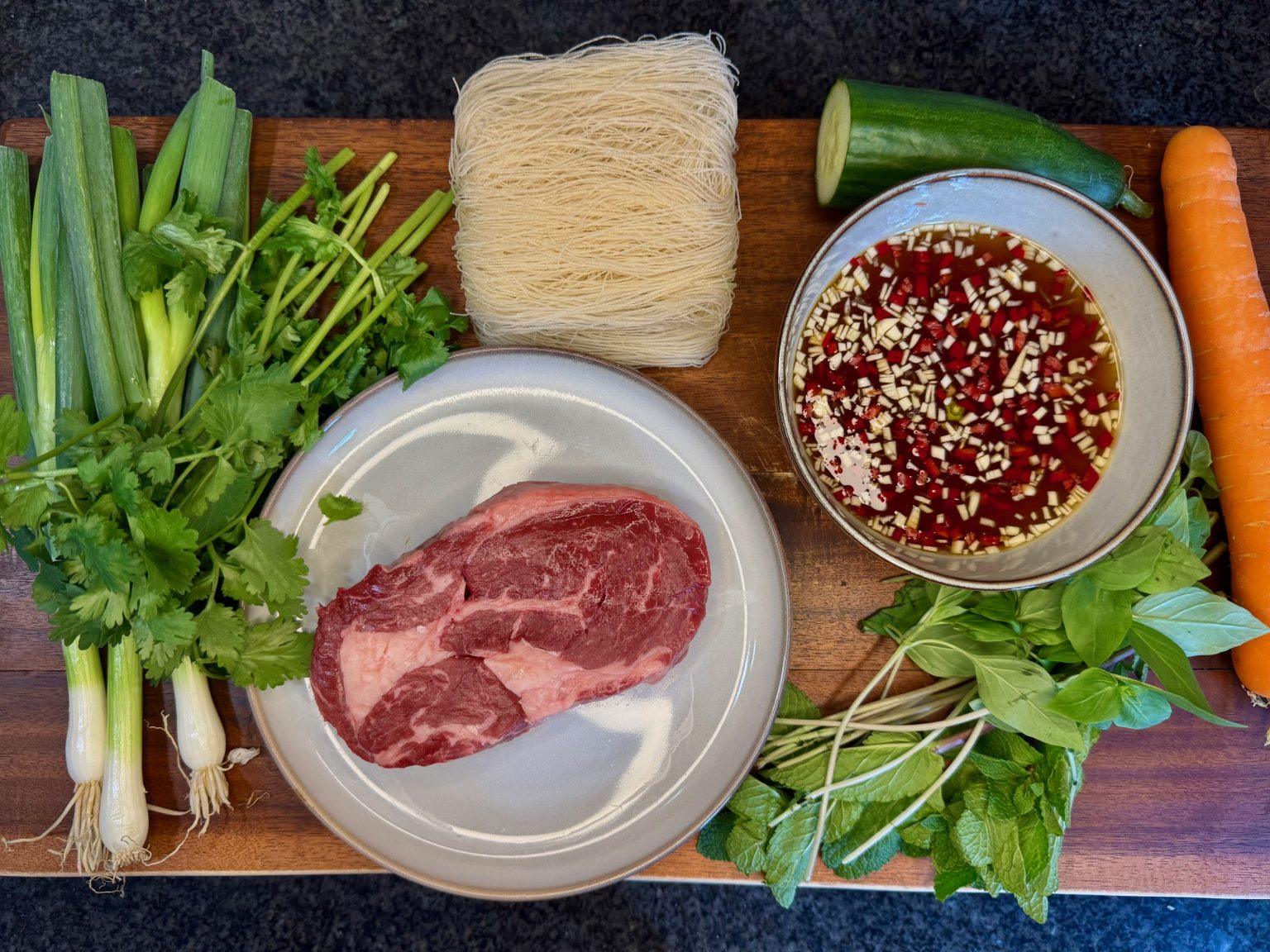 Fresh and Vibrant Vietnamese Inspired Steak Salad - Tom's Table