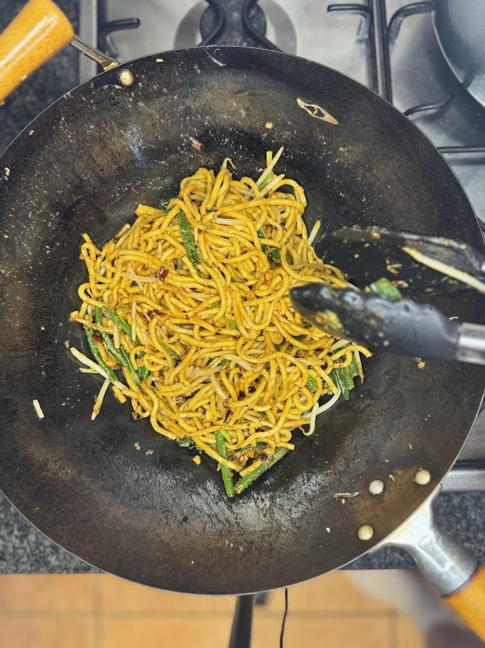 Succulent Shredded Chicken & Peanut Chilli Noodles - Tom's Table